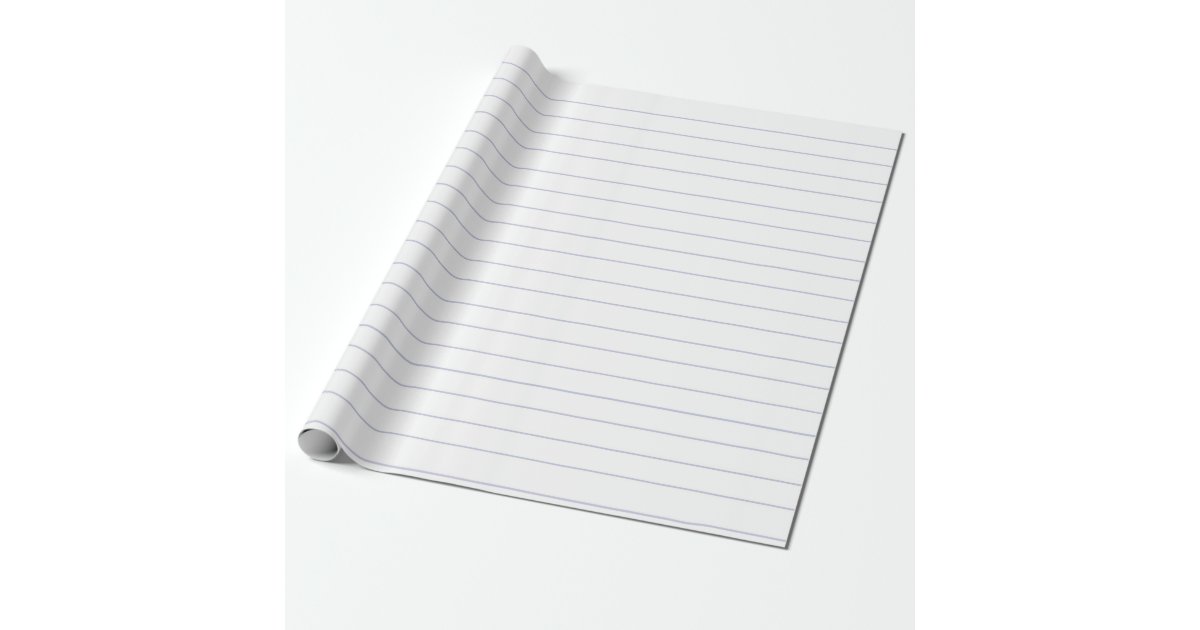 Lined Looseleaf Blank Paper Notebook | Zazzle