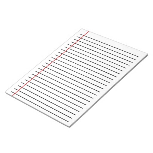 Lined Notepad | Zazzle