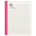 LIned Recipe Letter Pages with Chef Art | Zazzle