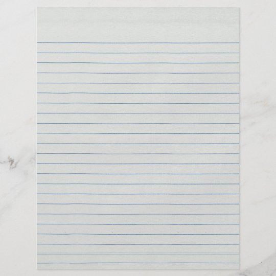 Lined School Paper Background | Zazzle.com