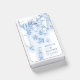 Linekin Bay Resort Maine Map Elegant Blue Wedding Matchboxes | Zazzle