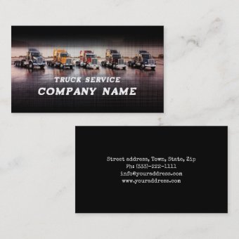 Linen Layer Trucks In The Line Card | Zazzle