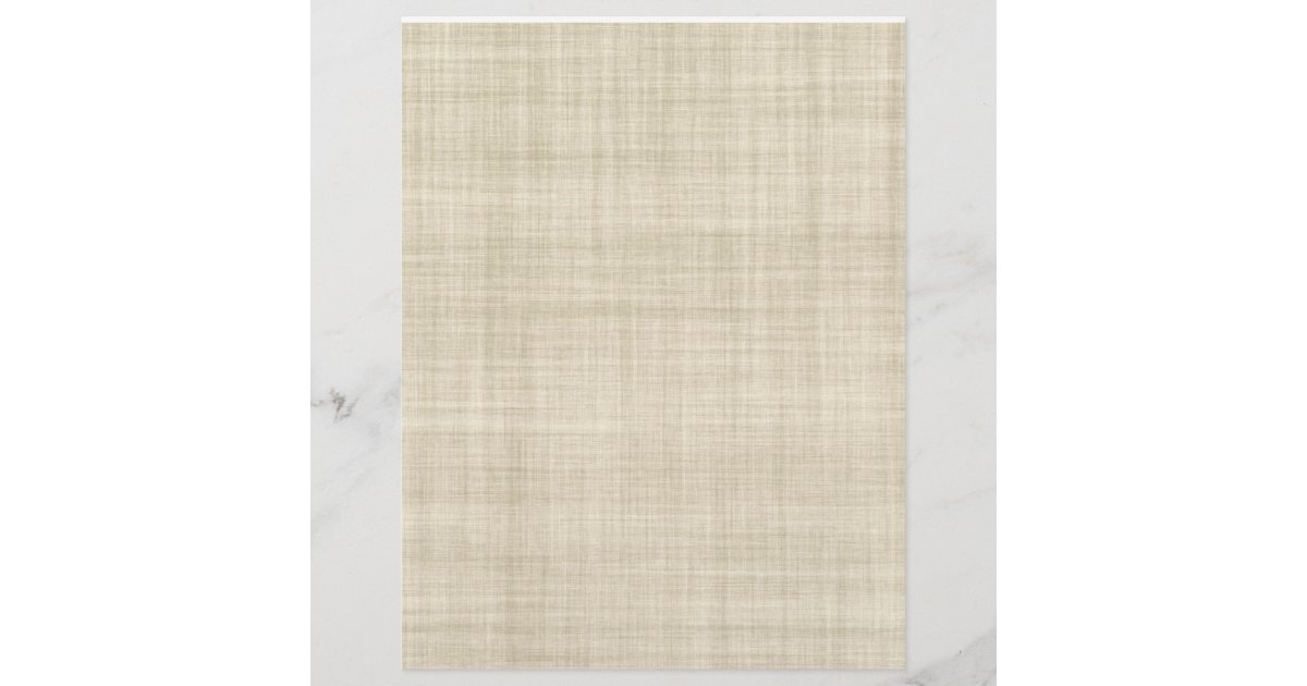 Linen Look Paper Background Flyer | Zazzle