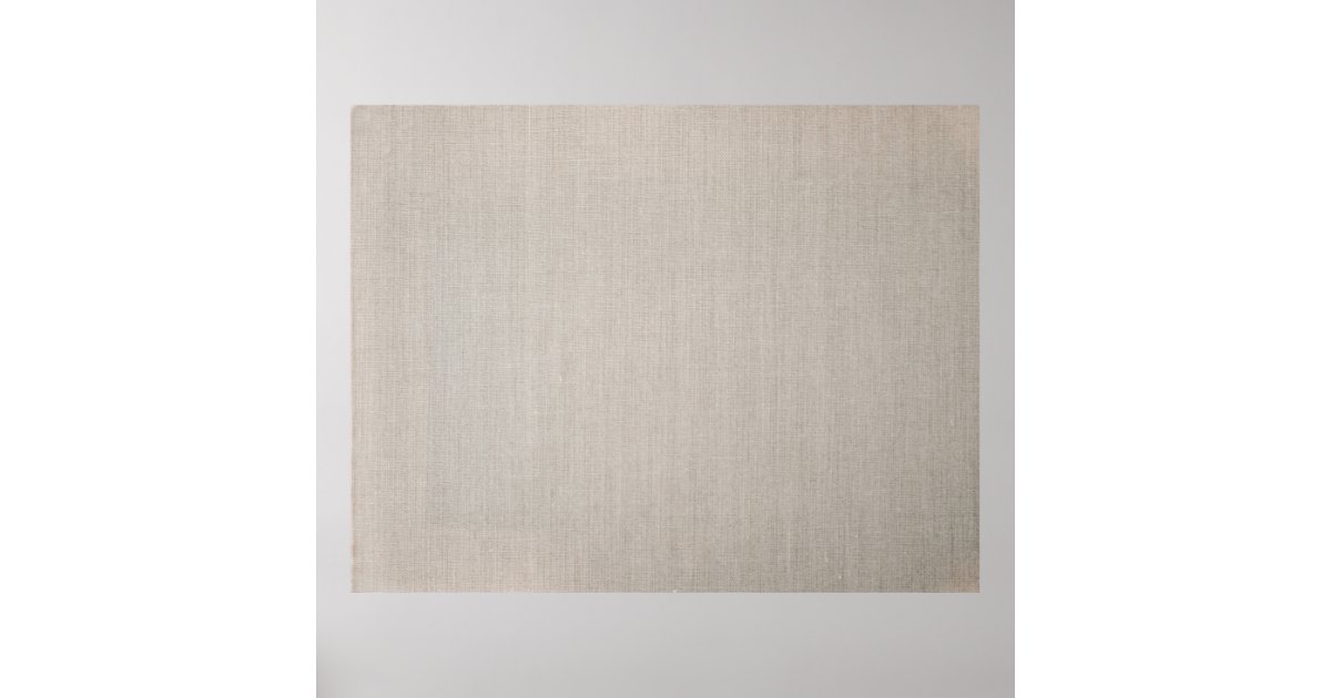 Linen Poster | Zazzle