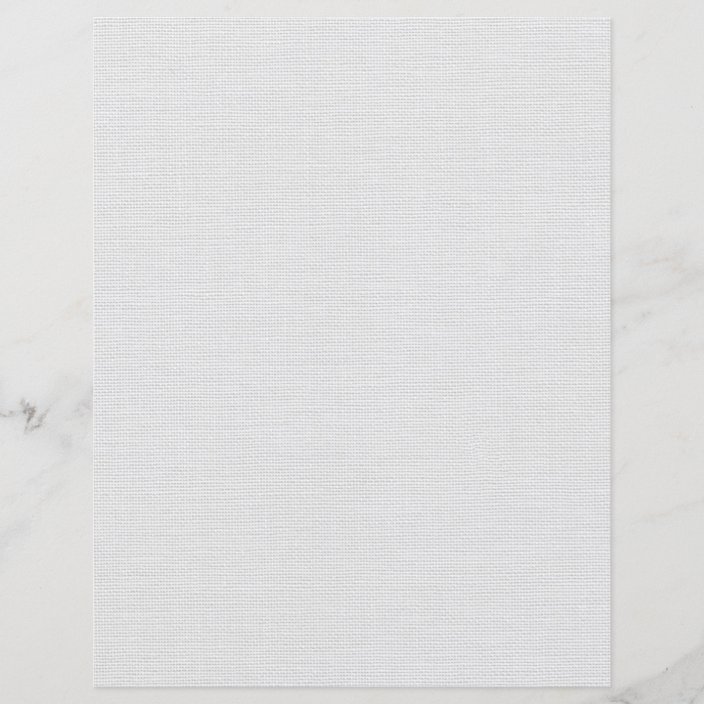 Linen Texture White & Natural Scrapbook Paper | Zazzle.com