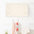 Linen White Banner | Zazzle
