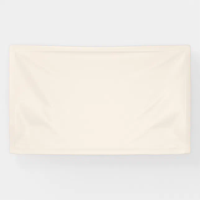 Linen White Banner | Zazzle