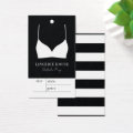 Lingerie Boutique Clothing Label Price Hang Tag | Zazzle