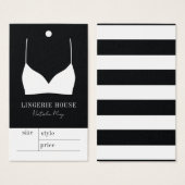Lingerie Boutique Clothing Label Price Hang Tag | Zazzle