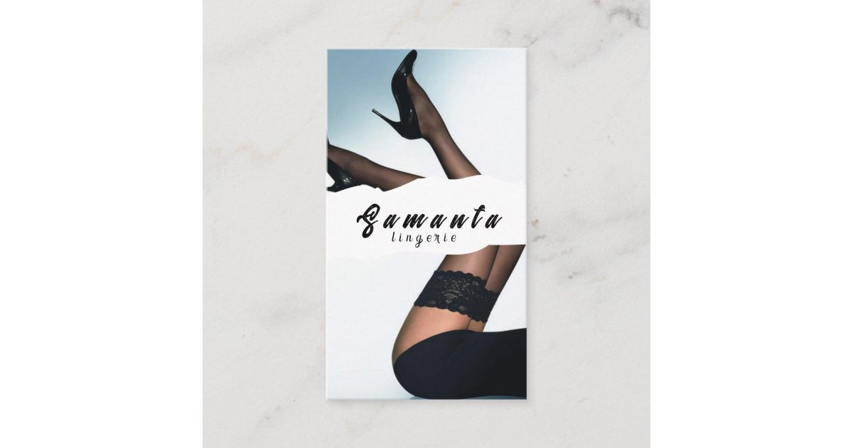 Lingerie Business Card | Zazzle
