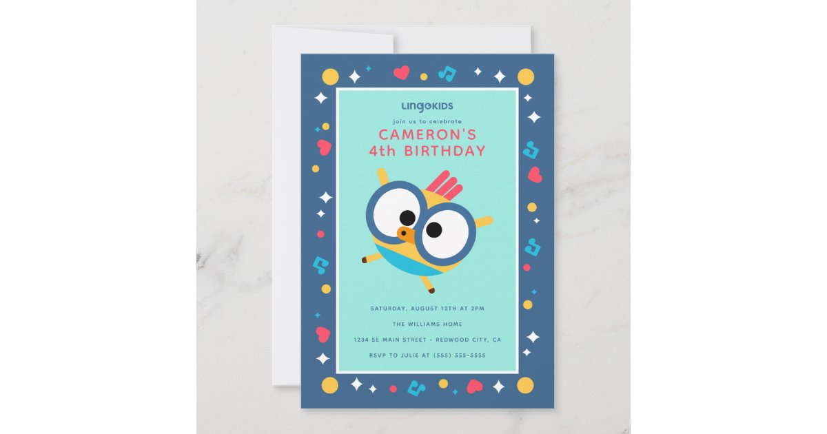 Lingokids Birthday featuring Billy Invitation | Zazzle