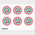 Lingokids Party with Elliot Classic Round Sticker | Zazzle