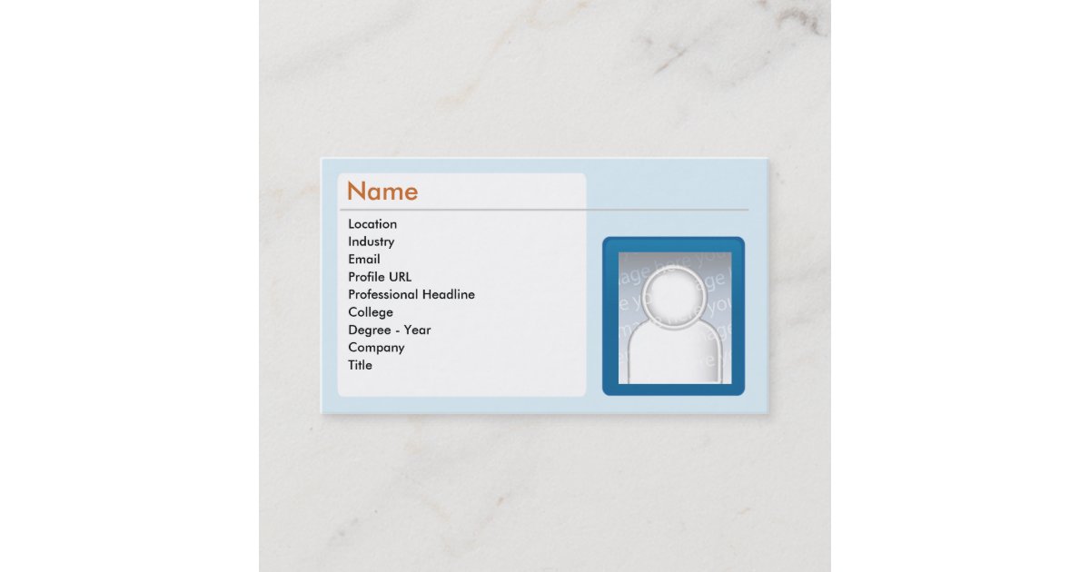 LinkedIn - Business Business Card | Zazzle