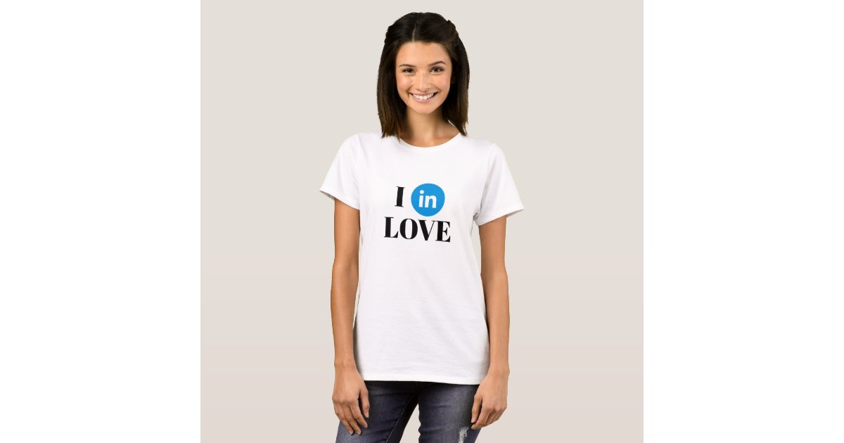 LinkedIn Fan Basic T-Shirt | Zazzle