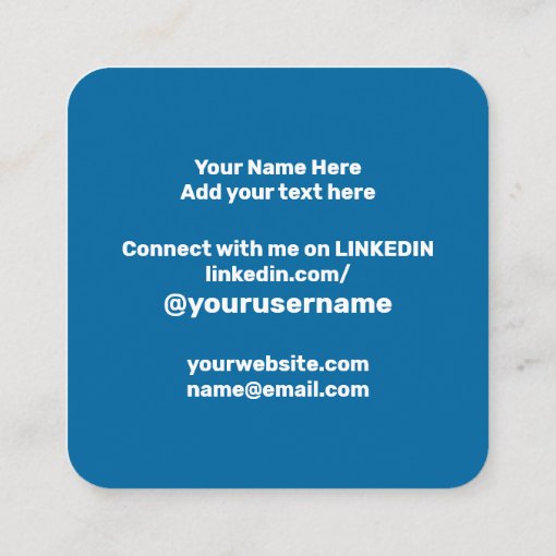 LinkedIn logo social media modern trendy business Calling Card | Zazzle