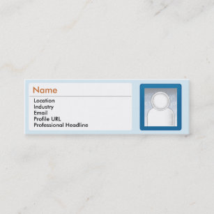 Linkedin Business Cards - Business Card Printing | Zazzle