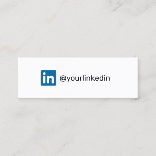 Linkedin Business Cards - Business Card Printing | Zazzle