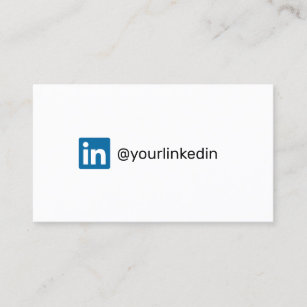 Linkedin Business Cards - Business Card Printing | Zazzle