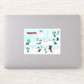 Linus Builds A Snowman Sticker | Zazzle