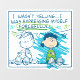 Linus & Lucy "I Wasn't Yelling…" Window Cling | Zazzle