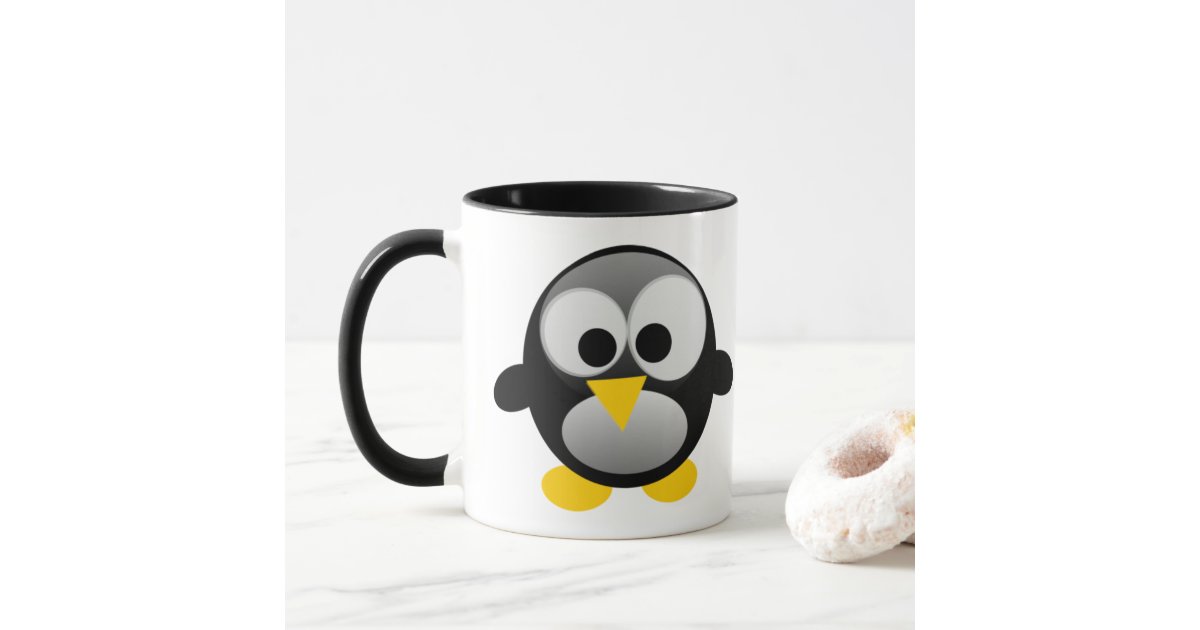 Linux Clumsy Tux Penguin Mug | Zazzle