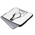 Linux Logo w/ Tux the Linux Penguin Laptop Sleeve | Zazzle