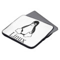 Linux Logo w/ Tux the Linux Penguin Laptop Sleeve | Zazzle