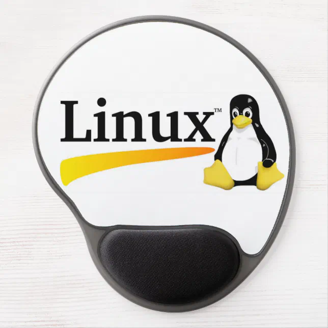 Linux Logo with Tux the Penguin Mouse Pad | Zazzle