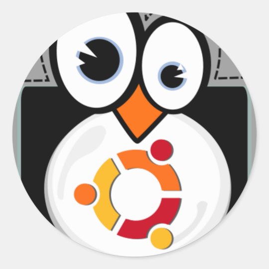 Linux Penguin Ubuntu Sticker | Zazzle.com