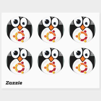 Linux Penguin Ubuntu Sticker | Zazzle