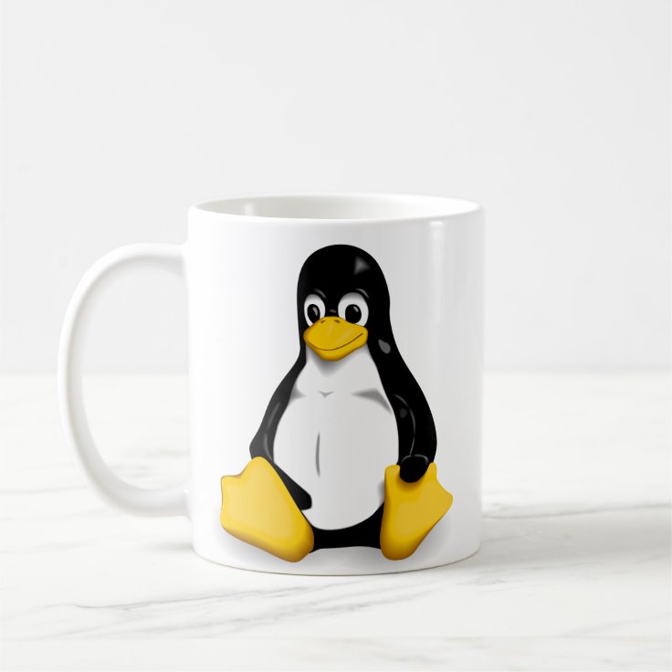 Linux Tux Coffee/Tea Mugs | Zazzle