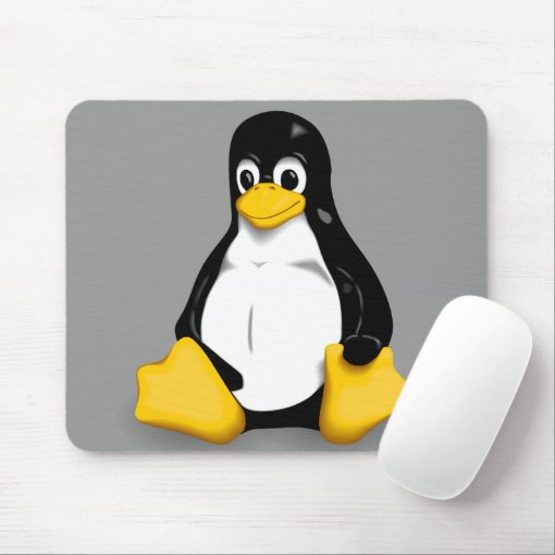 Linux Tux Mouse Pads | Zazzle