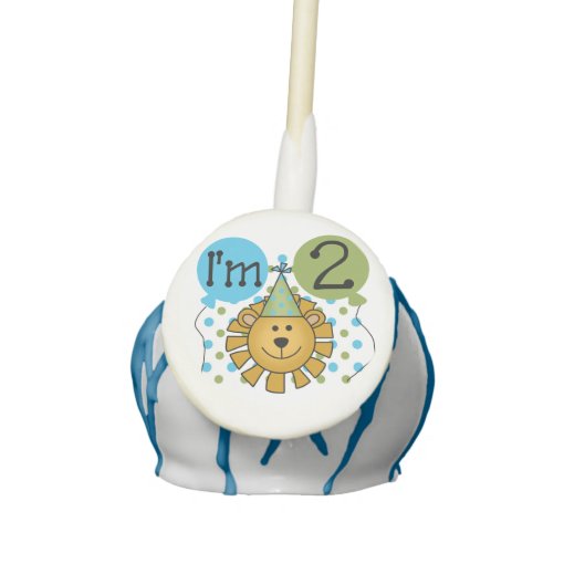 Lion 2nd Birthday Cake Pops | Zazzle
