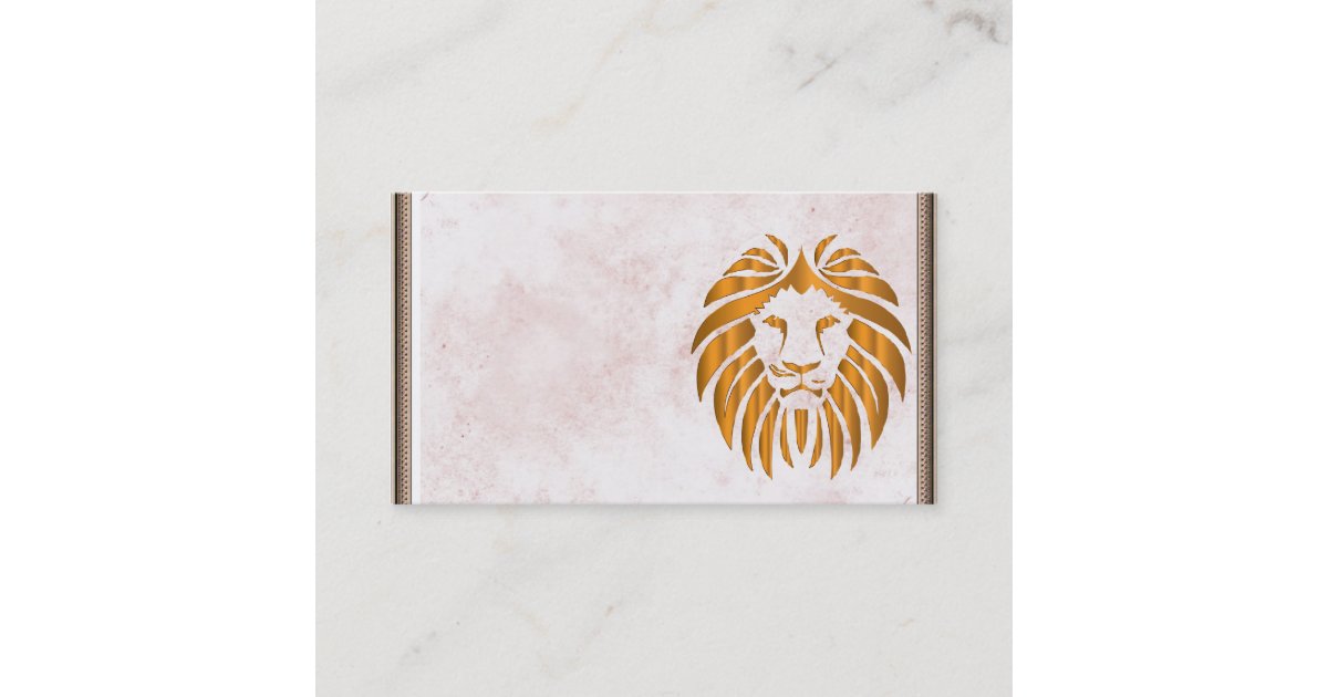 Lion Business Card | Zazzle