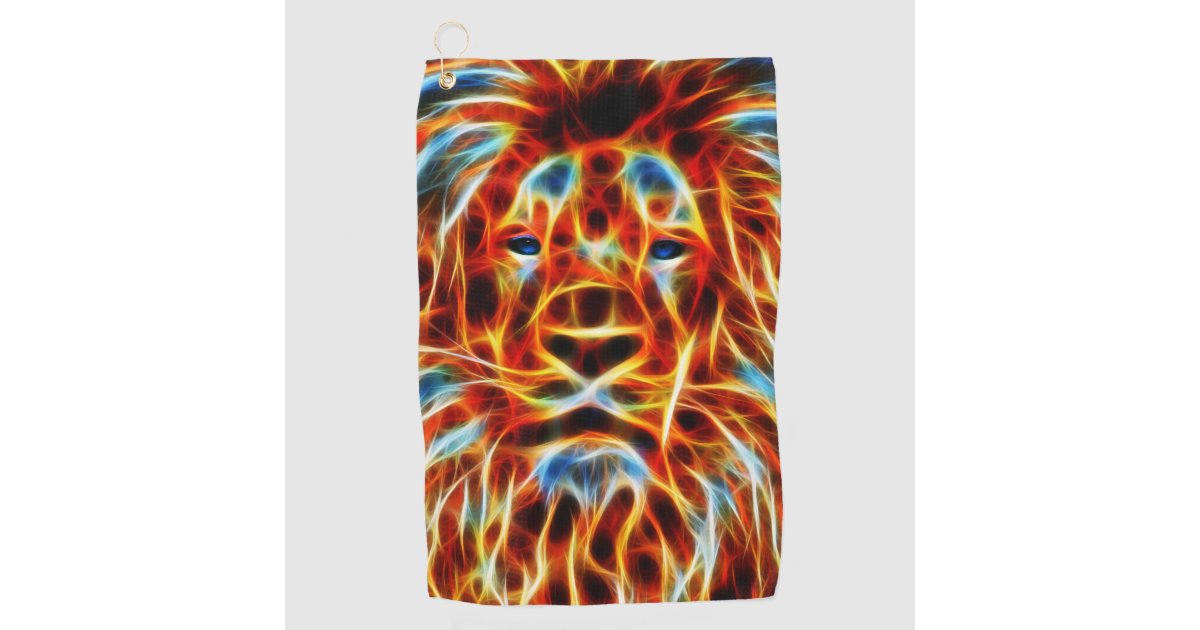 Lion Golf Towel | Zazzle