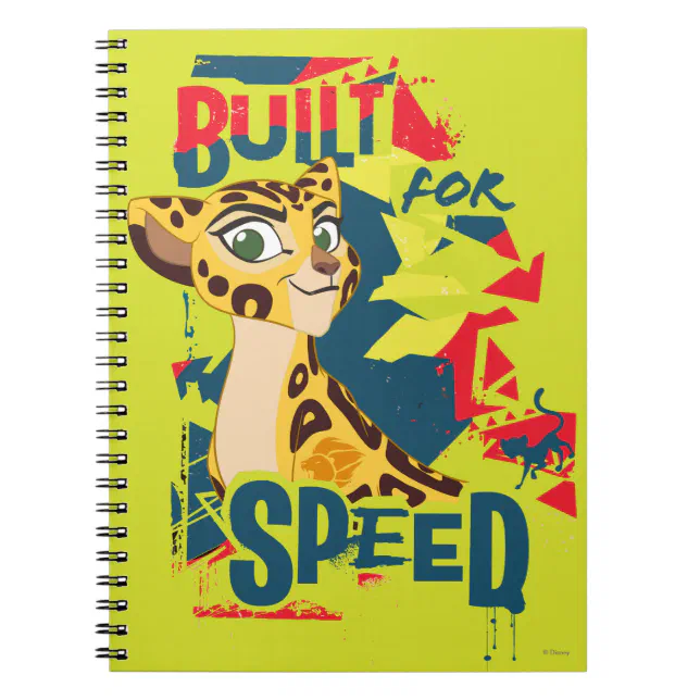 Lion Guard | Built For Speed Fuli Notebook | Zazzle