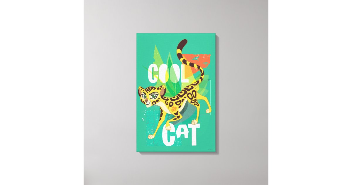 Lion Guard | Cool Cat Fuli Canvas Print | Zazzle