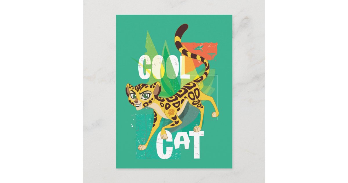Lion Guard | Cool Cat Fuli Postcard | Zazzle