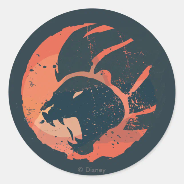 Lion Guard Emblem Classic Round Sticker | Zazzle