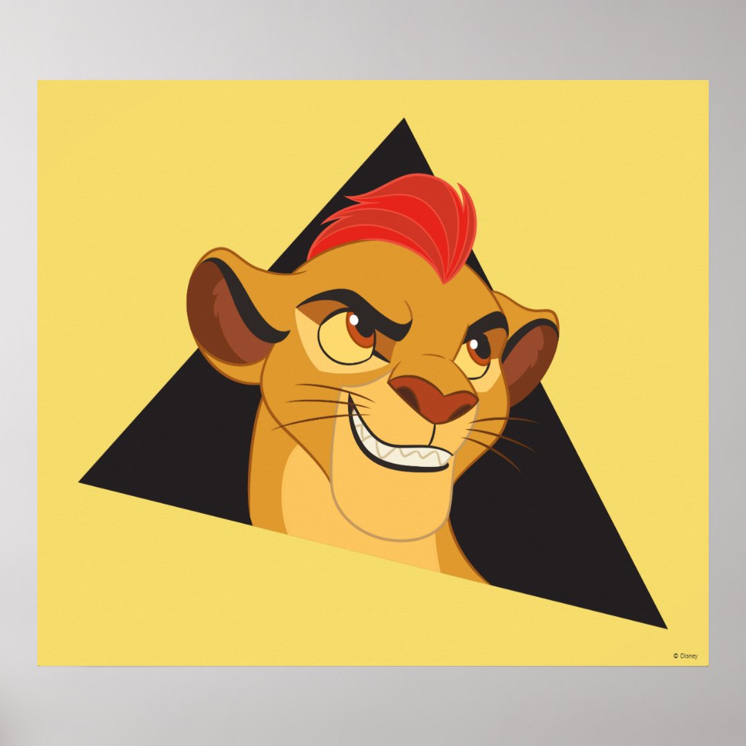 Lion Guard | Kion Character Art Poster | Zazzle
