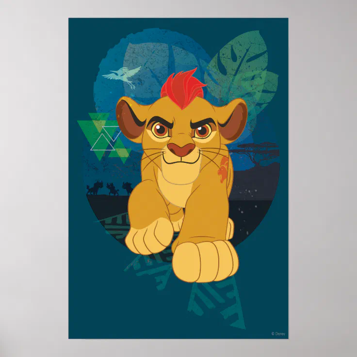 Lion Guard | Kion Safari Graphic Poster | Zazzle