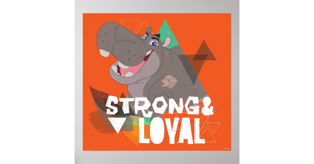 Lion Guard | Strong & Loyal Beshte Poster | Zazzle