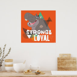 Lion Guard | Strong & Loyal Beshte Poster | Zazzle