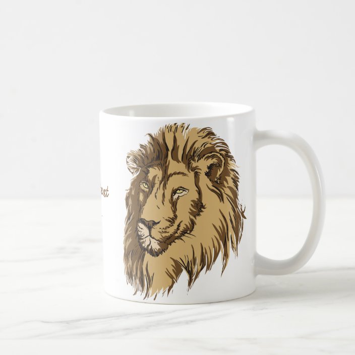 Lion head custom mug | Zazzle.com