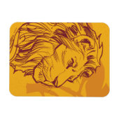 Lion King | Adult Simba Profile Sketch Magnet | Zazzle