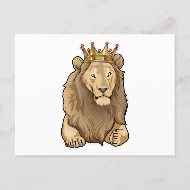 Lion King Crown Postcard | Zazzle