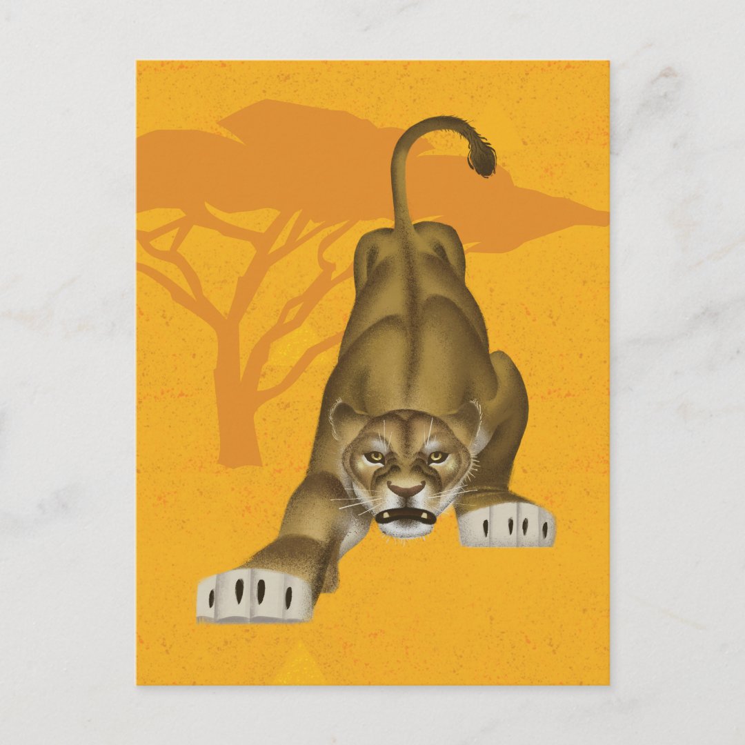 Lion King | Fierce Nala Postcard | Zazzle