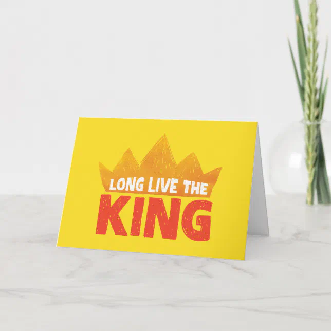 Lion King | Long Live The King Card | Zazzle