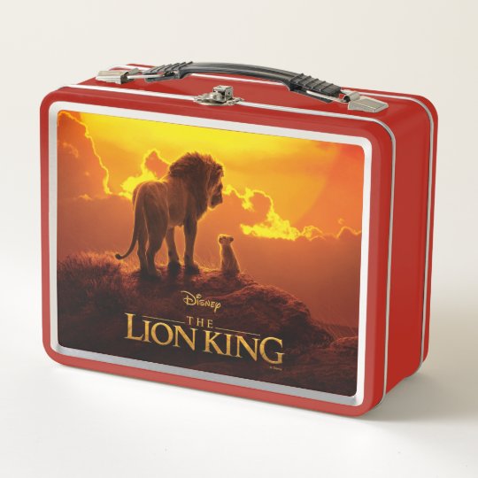 Lion King | Mufasa & Simba At Sunset Metal Lunch Box | Zazzle.com