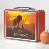 Lion King | Mufasa & Simba At Sunset Metal Lunch Box | Zazzle
